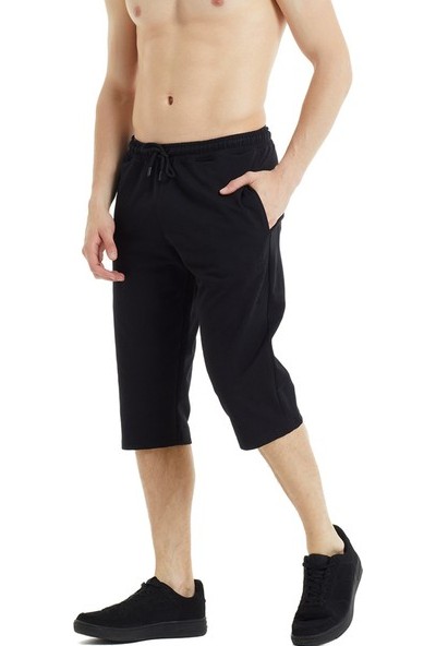 Unisex Kompakt Penye Kapri Şort