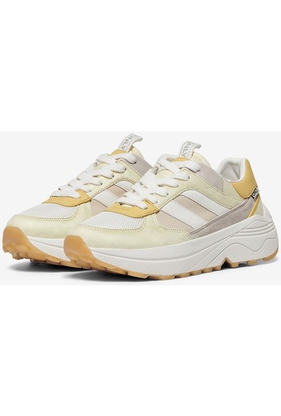 Only Beyaz-Sarı Kadın Spor Ayakkabı 15253244