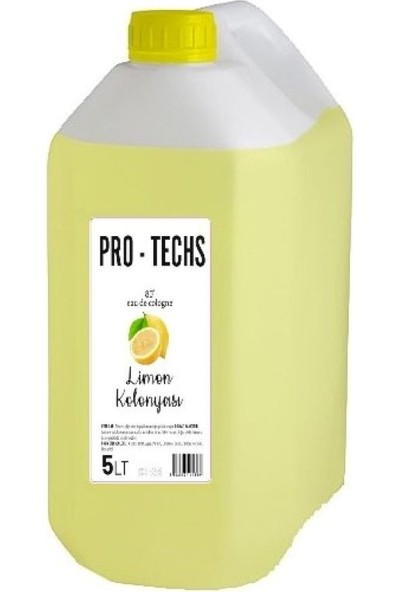 Pro-Techs Kolonya 5 Litre 80 Derece Limon Kolonyası