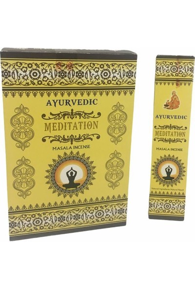 Ayurvedic Meditatıon Aromalı Tütsü Ayurvedic Meditatıon Aromalı Tütsü