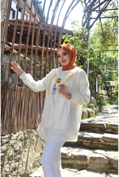 Azra Fashion Fileli Takım 001 - Beyaz - 42