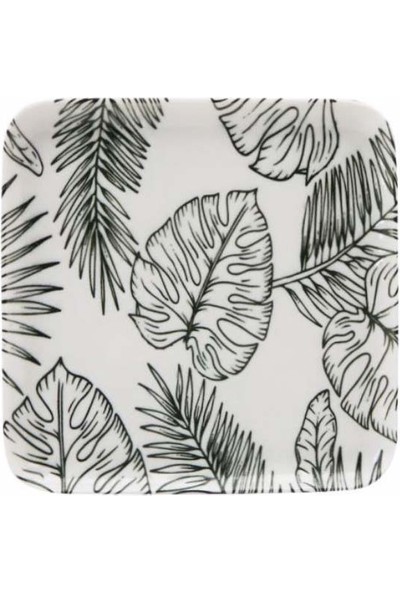 Porland Green Düz Tabak 18X18CM