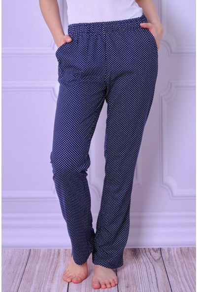 Espina Kadın Örme Kumaş Cepli Pijama Altı