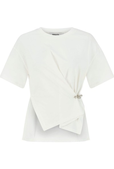 İpekyol Kristal Taş Aksesuarlı Tişört