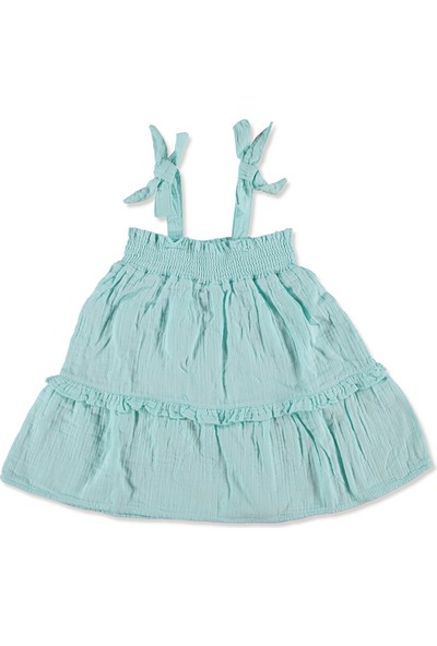 Hello Baby Hellobaby Basic Müslin Fırfırlı Elbise Hello Baby Hellobaby Basic Müslin Fırfırlı Elbise