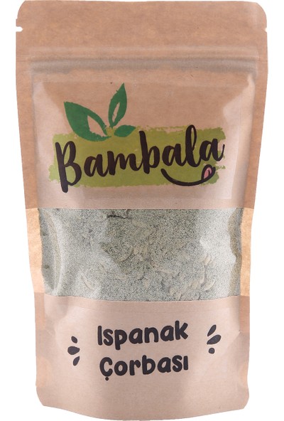Bambala Ispanak Çorbası +6 Ay Bebek Çorbası