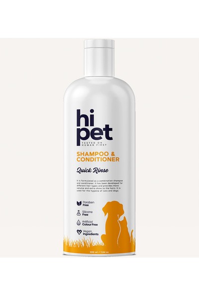 Hipet Kedi Kondisyonerli Şampuan Hipet Kedi Kondisyonerli Şampuan