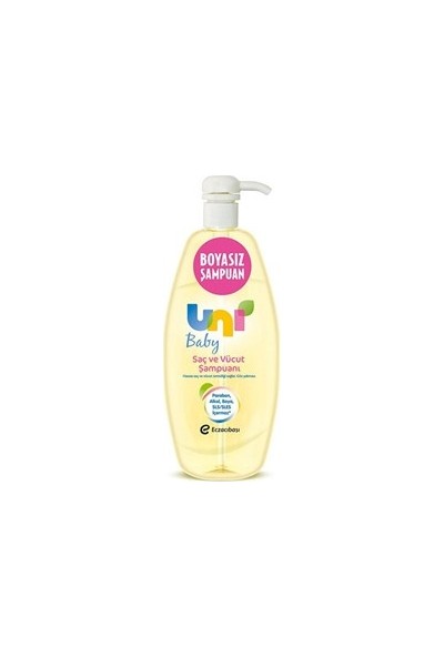 Uni Baby Saç ve Vücut Şampuanı - 750 ml Uni Baby Saç ve Vücut Şampuanı - 750 ml