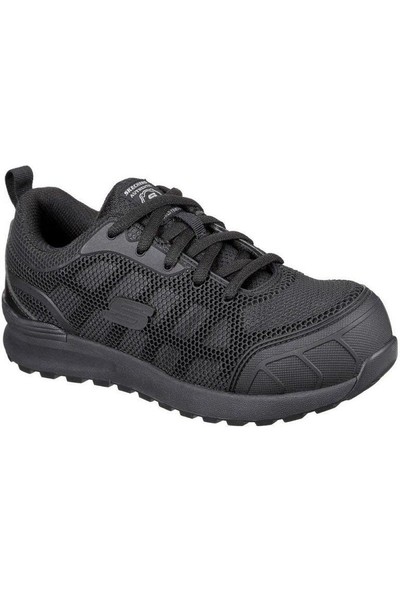 Skechers Kadın Bulklin Kompozit Burunlu Siyah S1P Rahat Spor Iş Ayakkabısı Skechers Kadın Bulklin Kompozit Burunlu Siyah S1P Rahat Spor Iş Ayakkabısı