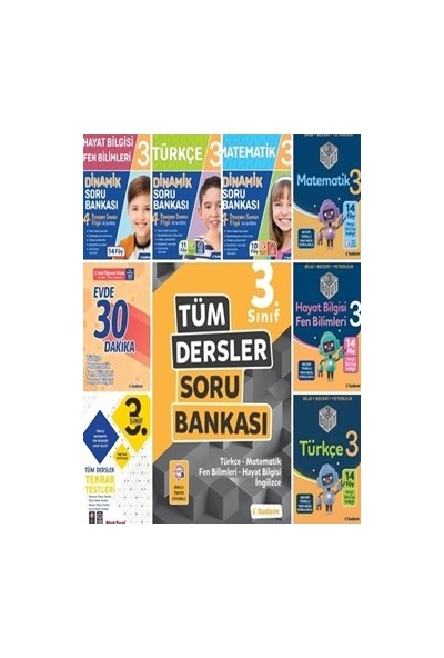 Tudem 3 Sınıf Set Tudem 3 Sınıf Set