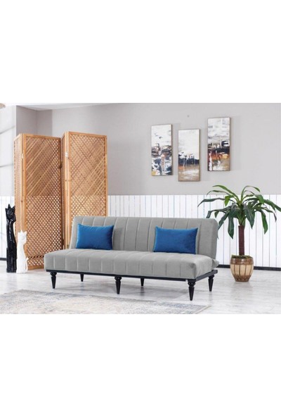 Ipek Mobilya Stil 3 Lü Kanepe ( Açık Gri )