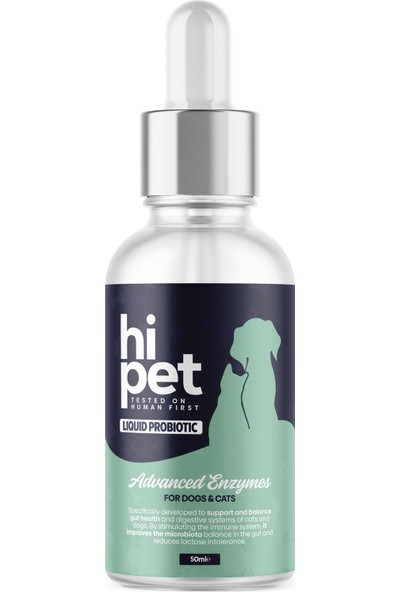 Hipet Sıvı Probiyotik Kedi Bağışıklık Güçlendirici Probiyotik 50 Ml. Hipet Sıvı Probiyotik Kedi Bağışıklık Güçlendirici Probiyotik 50 Ml.