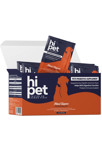 Hipet Toz Probiyotik Köpek Sindirim Sistemi Düzenleyici Probiyotik 2 gr x 30 Porsiyon Hipet Toz Probiyotik Köpek Sindirim Sistemi Düzenleyici Probiyotik 2 gr x 30 Porsiyon