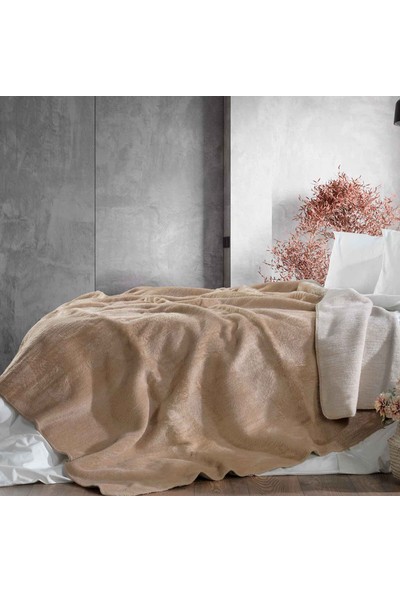 Schafer Bella Çift Kişilik Battaniye -200X220-KAHVE01