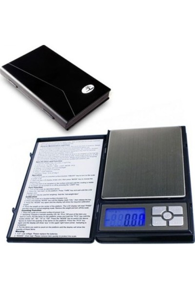 Hassas Cep Terazi 500 gr 0.01 Taksimat Notebook
