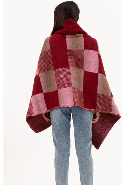 Başak Butik07 Kare Desenli Panço