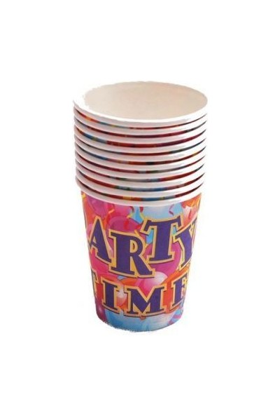 No Name Party Time Parti Bardak 10'lu No Name Party Time Parti Bardak 10'lu