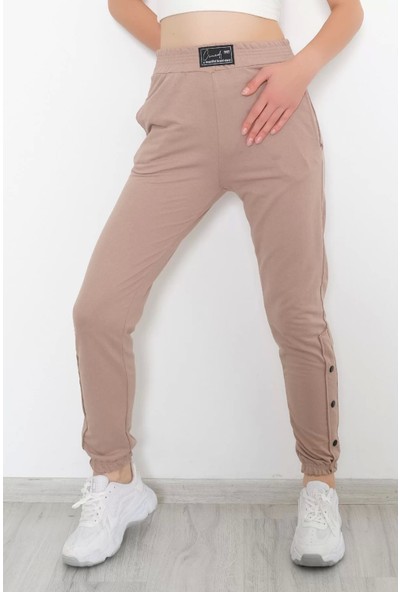 Serçe Shop Paça Çıtçıtlı Eşofman Altı Sütlükahve - 330125.1608.