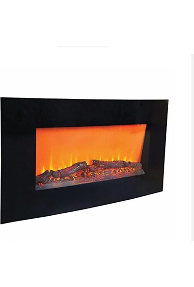 Elektrikli Şömine Bombeli Isıtıcı Dekoratif Şömine Kumandalı 2000W