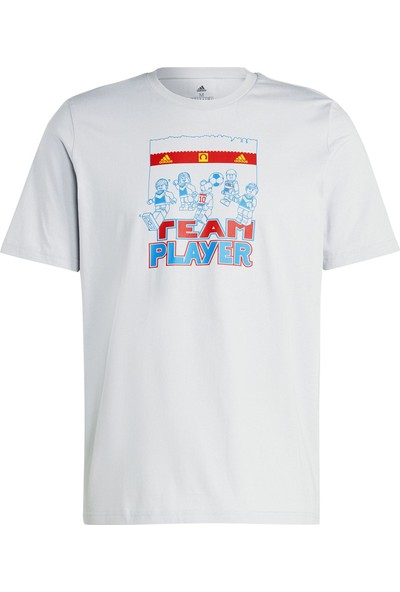 Adidas LEGO Stdm G T Erkek Günlük Tişört HG1969 Beyaz