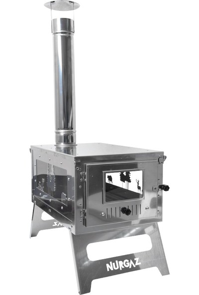 Nurgaz Katlanır Krom Soba