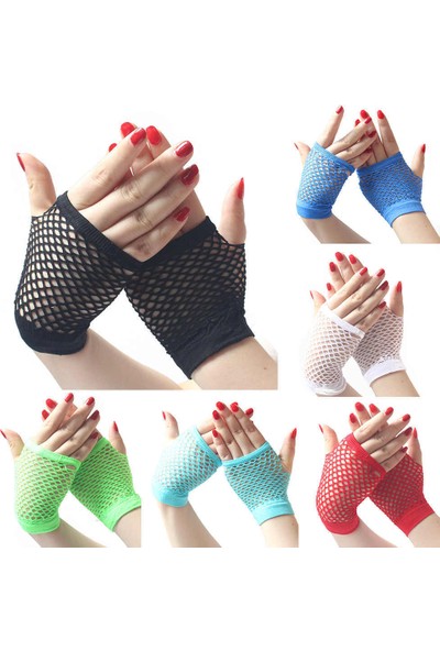 Hediyeconcepti Bilek Boyu Rengarenk Neon Renk Toptan File Örgü Eldiven 12 Çift Hediyeconcepti Bilek Boyu Rengarenk Neon Renk Toptan File Örgü Eldiven 12 Çift