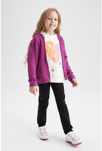 DeFacto Kız Çocuk Slim Fit Okula Dönüş Pantolon K9028A622AU