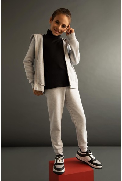 DeFacto 	Erkek Çocuk Slim Fit Dokulu Jogger Eşofman Altı R5970A622AU