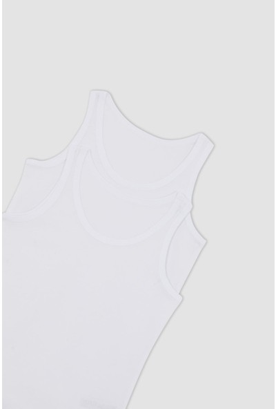 DeFacto Erkek Çocuk Defacto Fit Regular Fit 2'li Atlet V4445A622AU