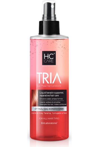 Hc Care Tria Keratin Destekli Kolay Tarama Spreyi - 150 Ml. Hc Care Tria Keratin Destekli Kolay Tarama Spreyi - 150 Ml.