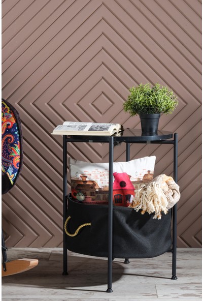 Boss Group Sehpa Geniş Çantalı Premium Siyah