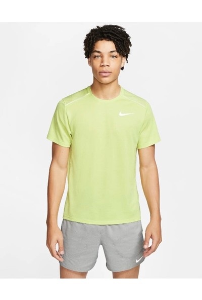 Nike Dri-Fıt Miler Men's Short-Sleeve Running Top Erkek Tişört CU0326-358