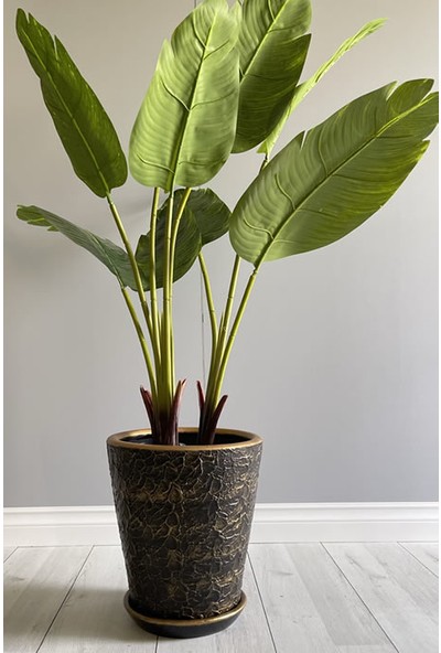 Odka Uzun Konik Saksı Tabaklı 25CM Odka Uzun Konik Saksı Tabaklı 25CM