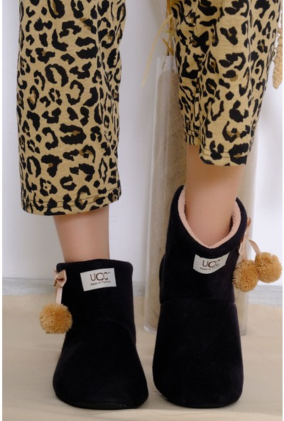 Aygi Ponponlu Ev Botu Siyah - 10225.264. Aygi Ponponlu Ev Botu Siyah - 10225.264.