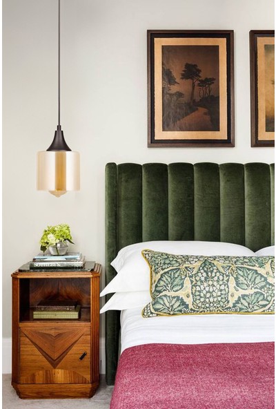 TT Aydınlatma TT0291SYBALYTK Tt Aydınlatma Mat Siyah Bal Yatak Başlık Avize