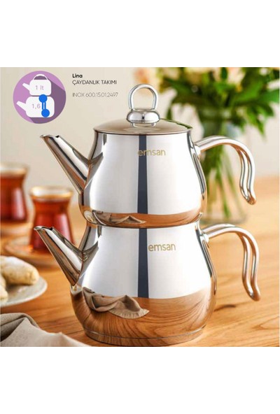 Emsan Lina Çaydanlık Takımı