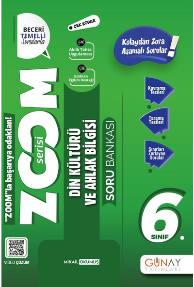 Günay 6.sınıf Yeni Zoom Din Kültürü Soru Bankası Günay 6.sınıf Yeni Zoom Din Kültürü Soru Bankası