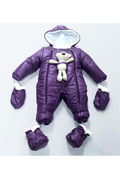 Ayılı Kozmonot Astarlı Bebek Tulumu Ayıcık Oyuncak Ayılı Kozmonot Astarlı Bebek Tulumu Ayıcık Oyuncak