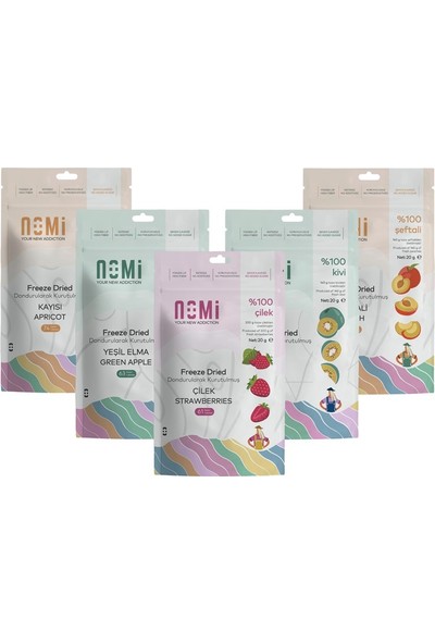 5'li Karışık Paket | Freeze Dried Meyve 5'li Karışık Paket | Freeze Dried Meyve