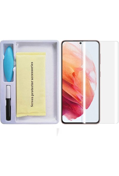 Sm Galaxy S21 Full Uv Liquid+Uv Işık 3dkırılmaz Cam Ekran Koruyuc Sm Galaxy S21 Full Uv Liquid+Uv Işık 3dkırılmaz Cam Ekran Koruyuc