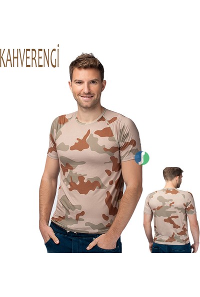 Micro Tshirt 18-025 Brown/kahverengi M