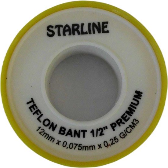 Starline 10'lu Teflon Bant 12 mm 10x10 Mt Fiyatı