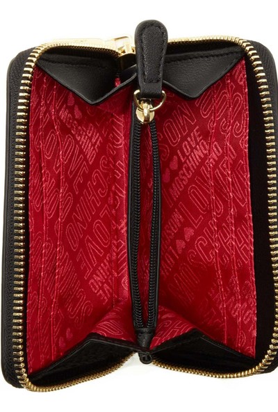 Love Moschıno JC5613PP1ELJ Portafoglı Bonded Pu Nero Kadın Cüzdan Love Moschıno JC5613PP1ELJ Portafoglı Bonded Pu Nero Kadın Cüzdan