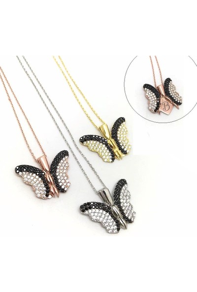 Erer Gümüş Gümüş Kelebek Kolye Erer Gümüş Gümüş Kelebek Kolye