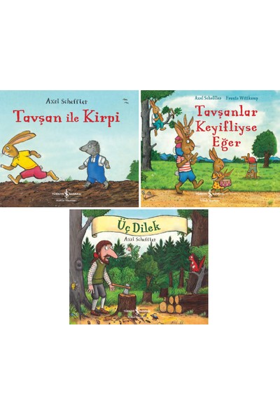 Tavşan ile Kirpi+Tavşanlar Keyifliyse Eğer+Üç Dilek 3'lü Resimli Hikaye Kitabı Seti Tavşan ile Kirpi+Tavşanlar Keyifliyse Eğer+Üç Dilek 3'lü Resimli Hikaye Kitabı Seti