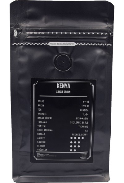 Kenya Nyeri Single Origin Kahve (250 Gr.) Kenya Nyeri Single Origin Kahve (250 Gr.)