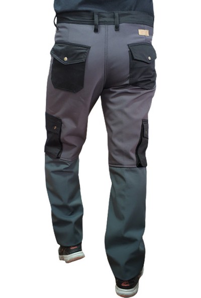 PNT-611 Softshell Pantolon Gri-Petrol Yeşili 50 PNT-611 Softshell Pantolon Gri-Petrol Yeşili 50