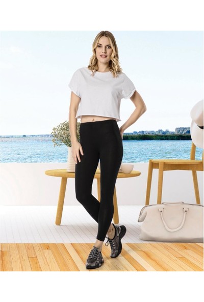 Penye Likralı Uzun Tayt Penye Likralı Uzun Tayt