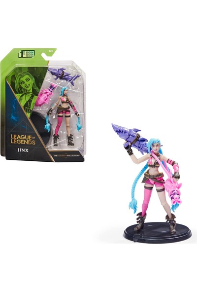 League Of Legends Jinx Figür Arcane Oyuncak Figür Lol Figür