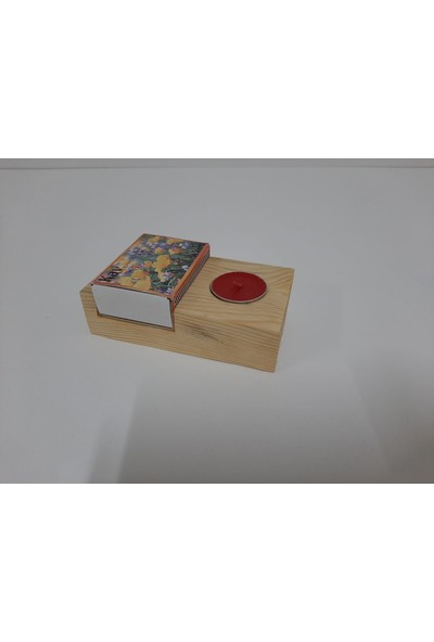 Tekli Ahşap Mumluk Tekli Ahşap Mumluk